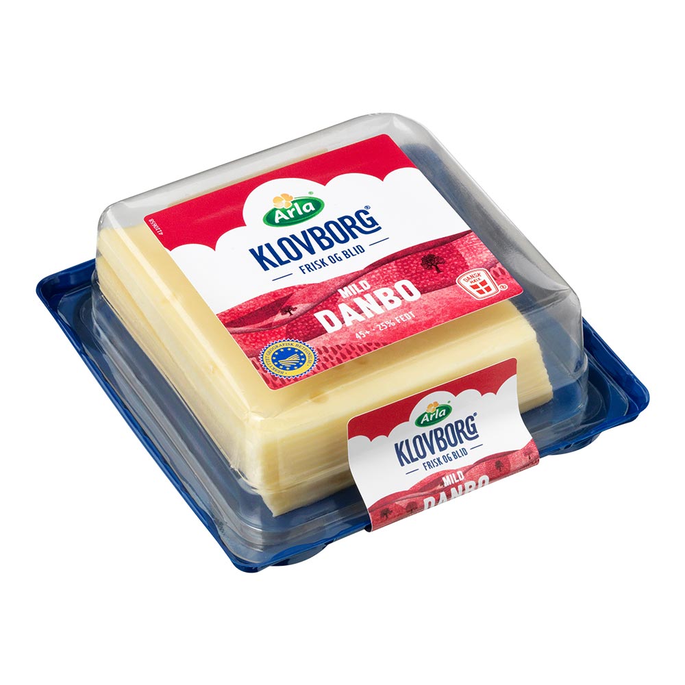 Ost i skiver - Mild 45 %, Klovborg - FruitMe